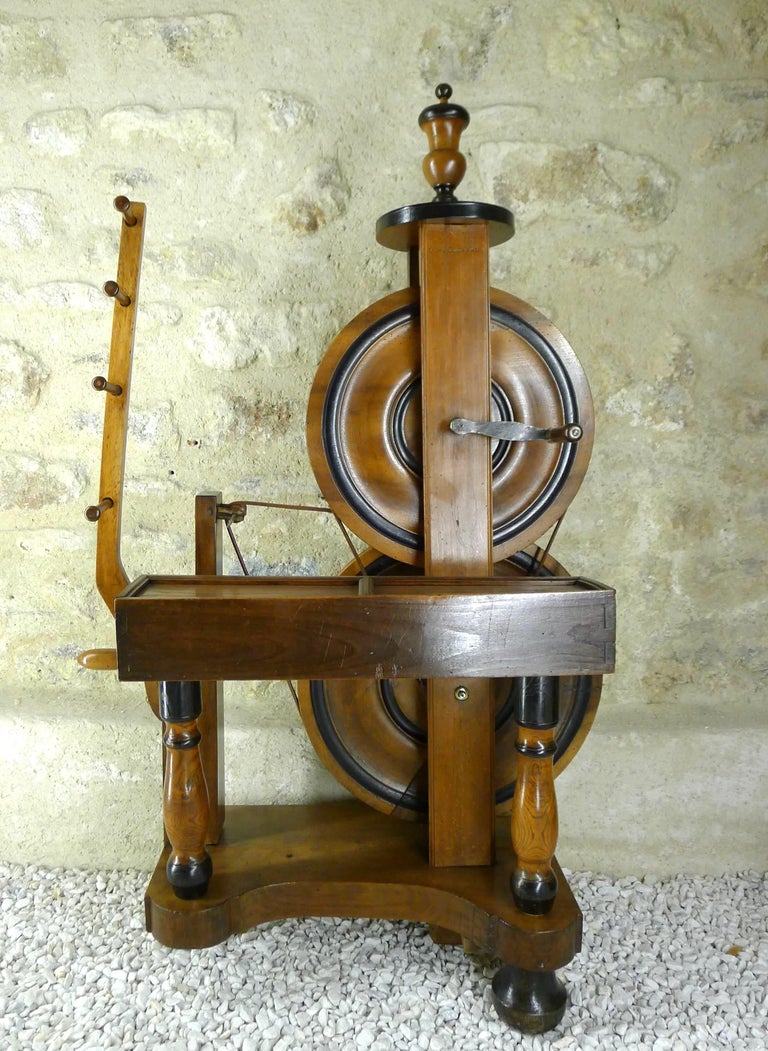 Silk Spinning Wheel, 18th Century at 1stDibs