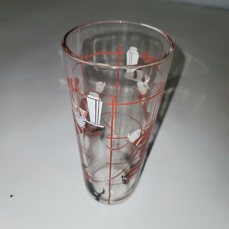 Silkscreen Bellhop with Dachshund Cocktail Shaker and Pitcher Barware ...