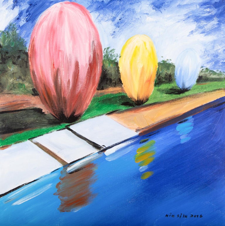 Silu Niu - Red, Yellow And Blue For Sale at 1stDibs