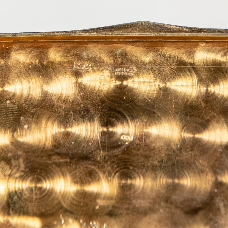 Silver 800 and Enamel Music Box Signed Fallaci Firenze, Italy, circa ...