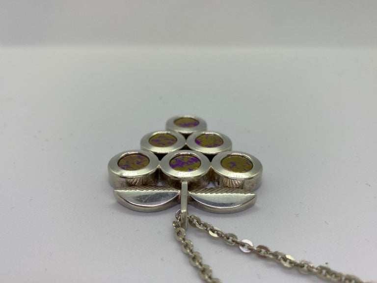 Silver 925 Titanium Finland 1976 Nanny Still Necklace For Sale at ...