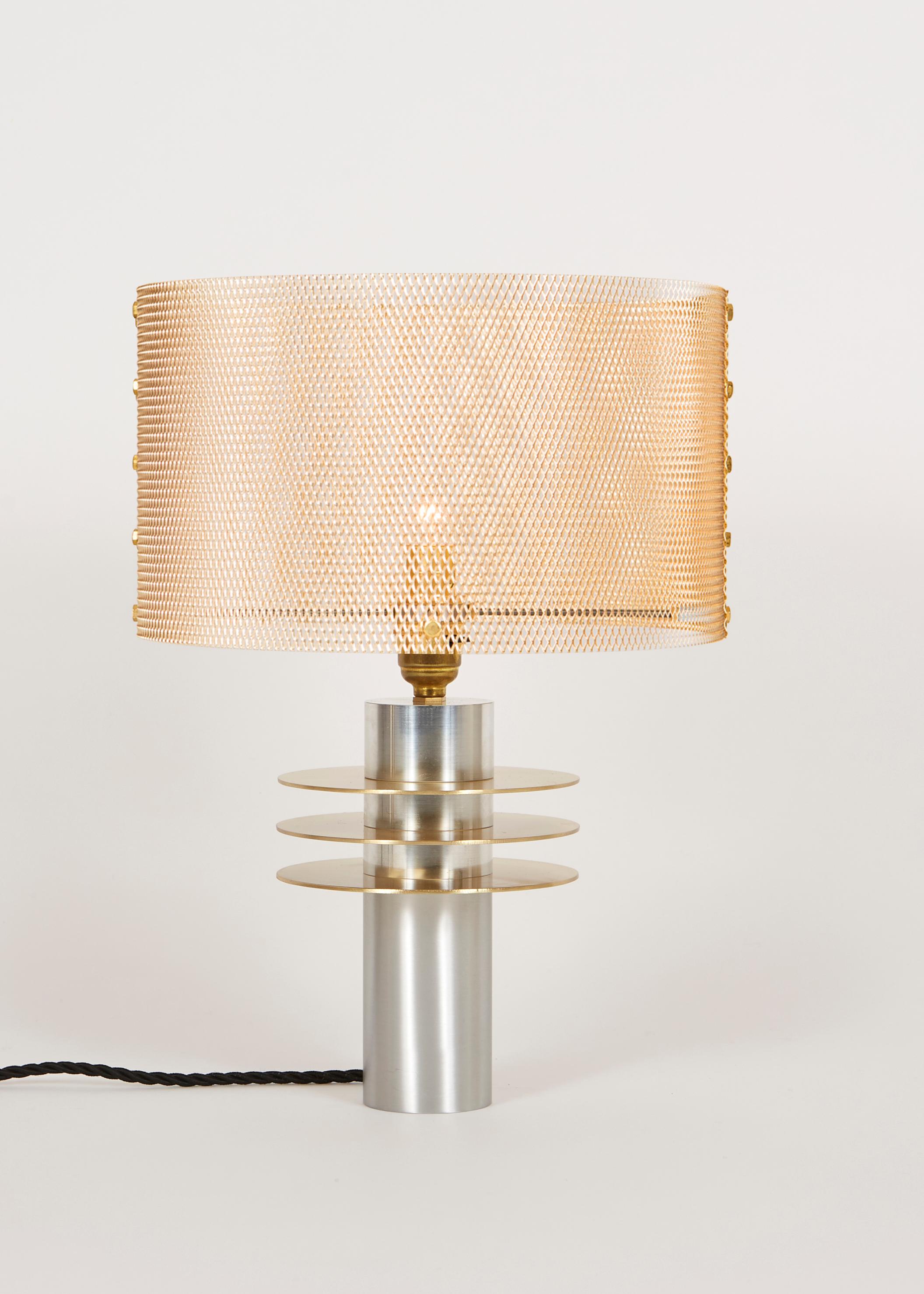 21th C Silver and Gold Black Swan Table Lamp by French Designer Marine Breynaert For Sale at 1stDibs