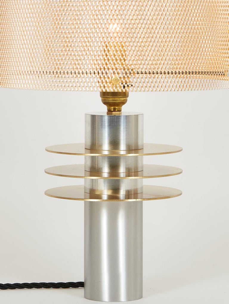 Silver and Gold Black Swan Table Lamp by French Designer Marine ...