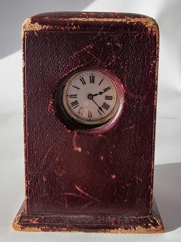 Silver and Green Guilloche Enamel Miniature Carriage Clock by Georg ...