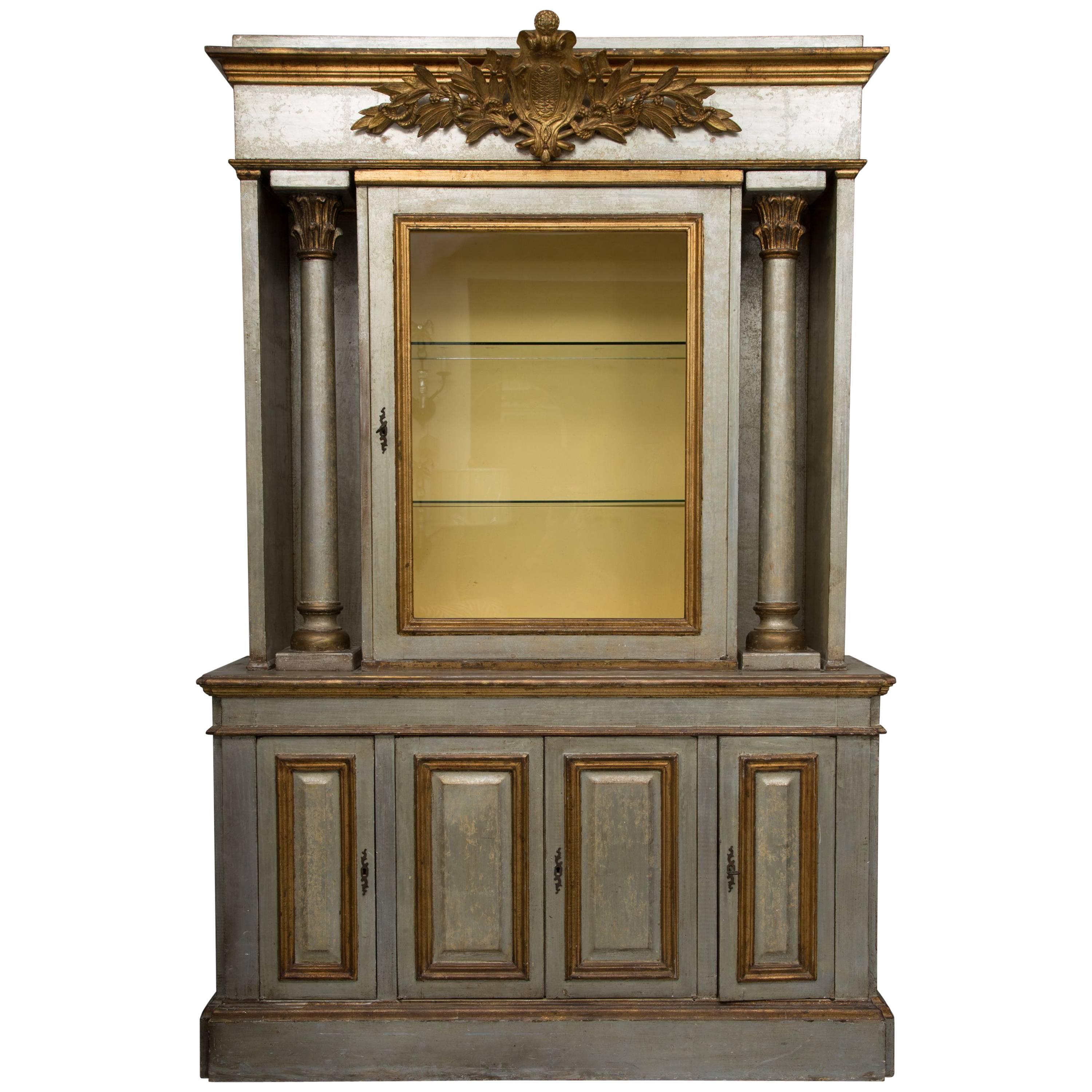 Silver and Parcel-Gilt Italian Cabinet at 1stDibs | italian cabinets ...