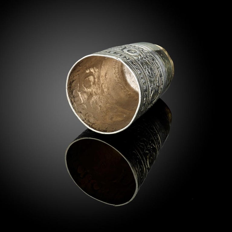 Silver and Parcel Gilt Thimble, German, circa 1609 at 1stDibs