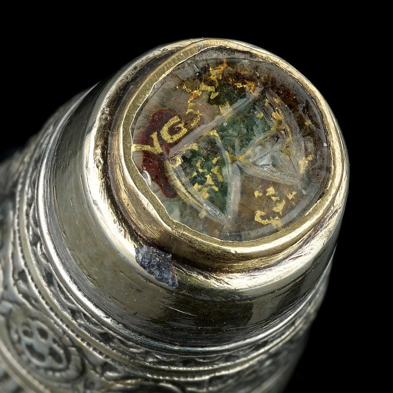 Silver and Parcel Gilt Thimble, German, circa 1609 at 1stDibs