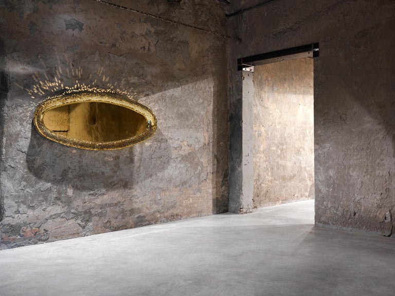 Silver Atollo Mirror by Davide Medri For Sale at 1stDibs