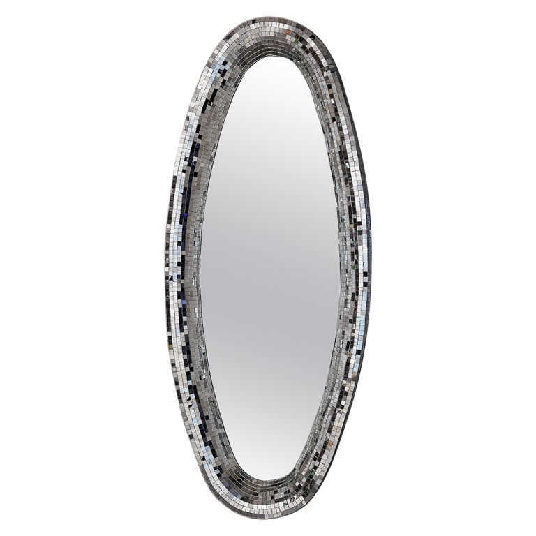 Silver Atollo Mirror by Davide Medri For Sale at 1stDibs