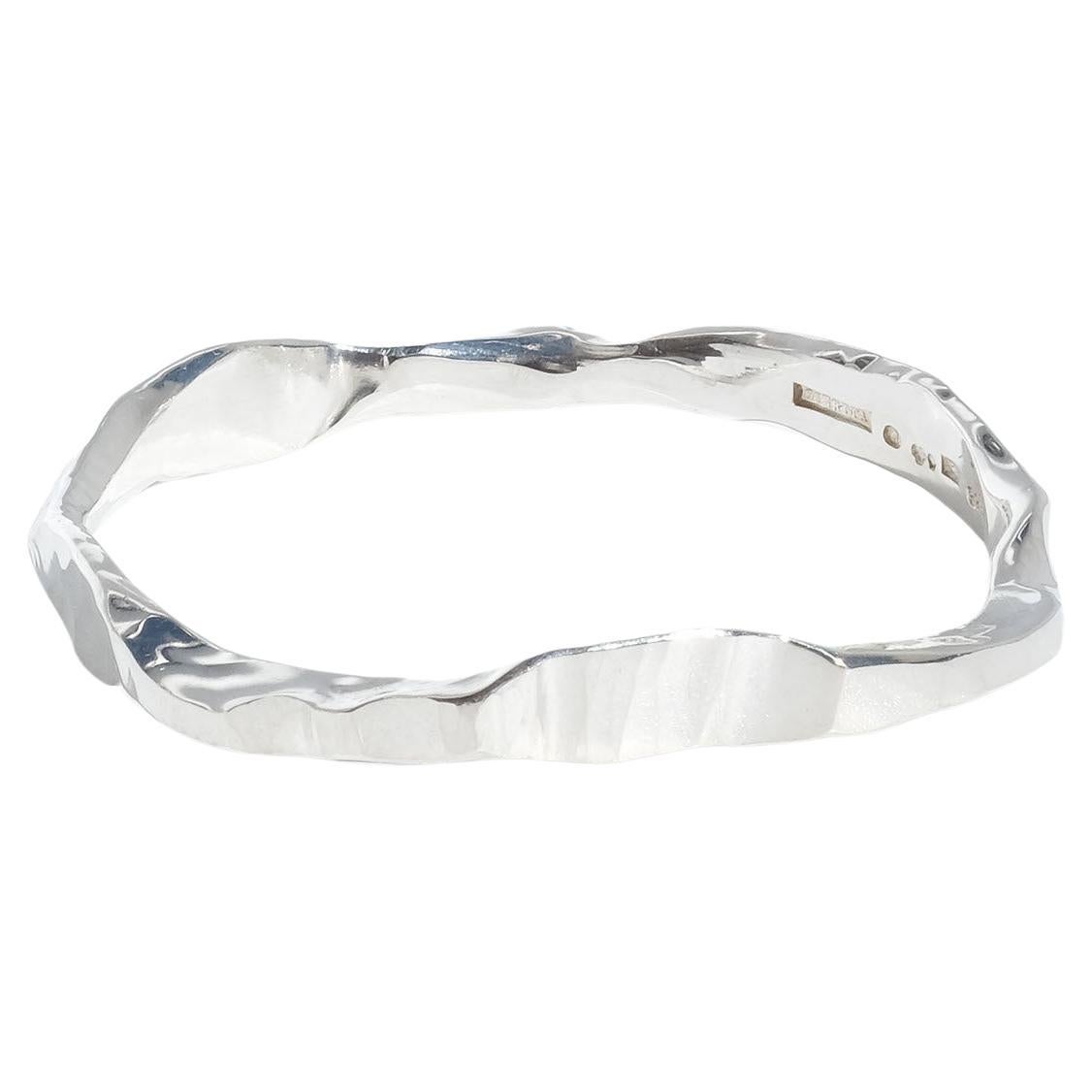 Vintage Silver Armlet by Swedish Master Claës Giertta Made Year 1962 ...