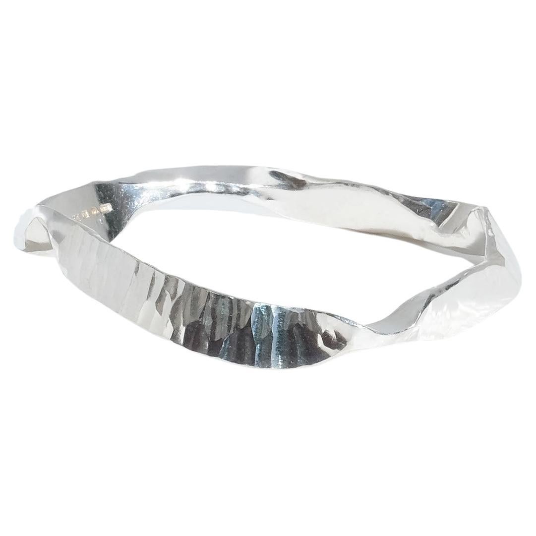 Vintage Silver Armlet by Swedish Master Claës Giertta Made Year 1962 ...