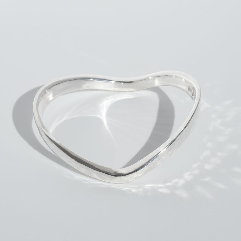 Silver Bangle by Swedish Mastersmith Rey Urban, Made Year 1986 For Sale ...