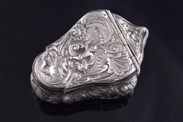 Silver Box, Germany, 19th Century with Hallmarks at 1stDibs