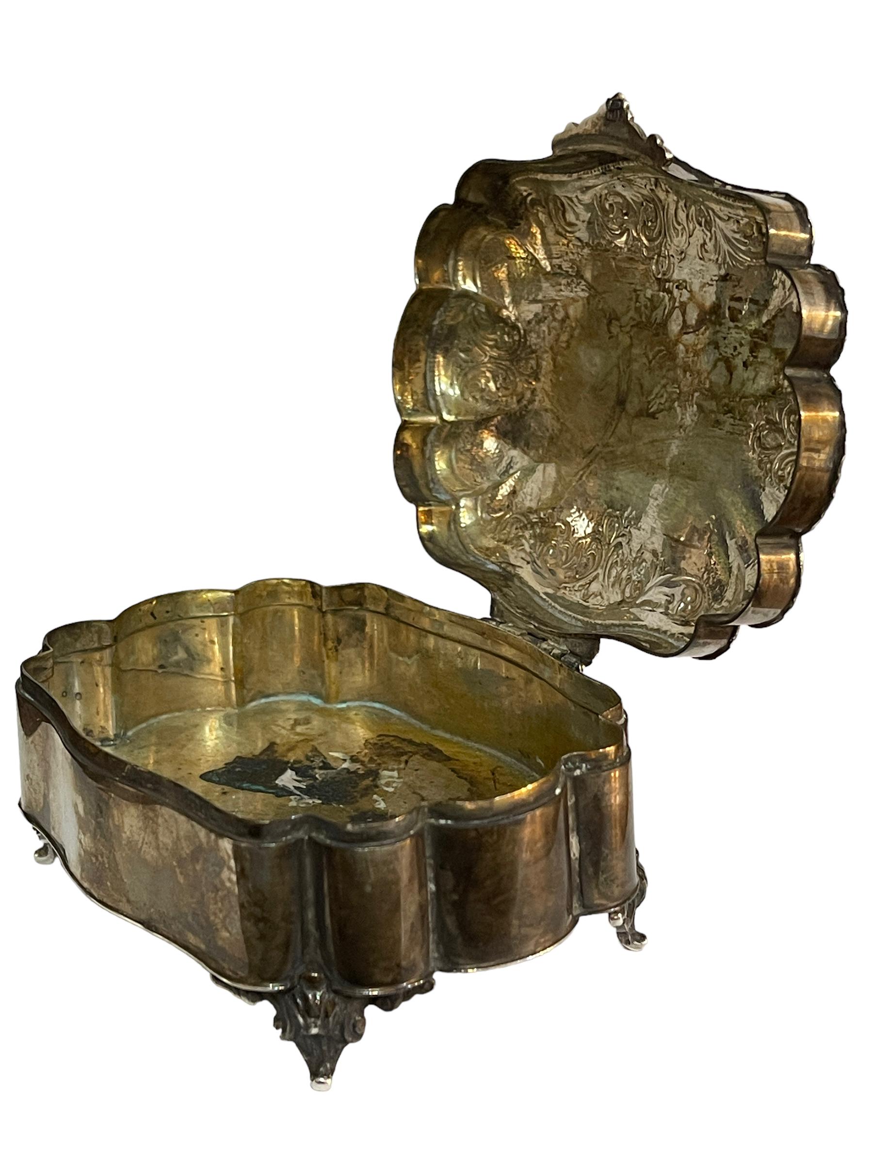 Silver Box, Vintage For Sale at 1stDibs