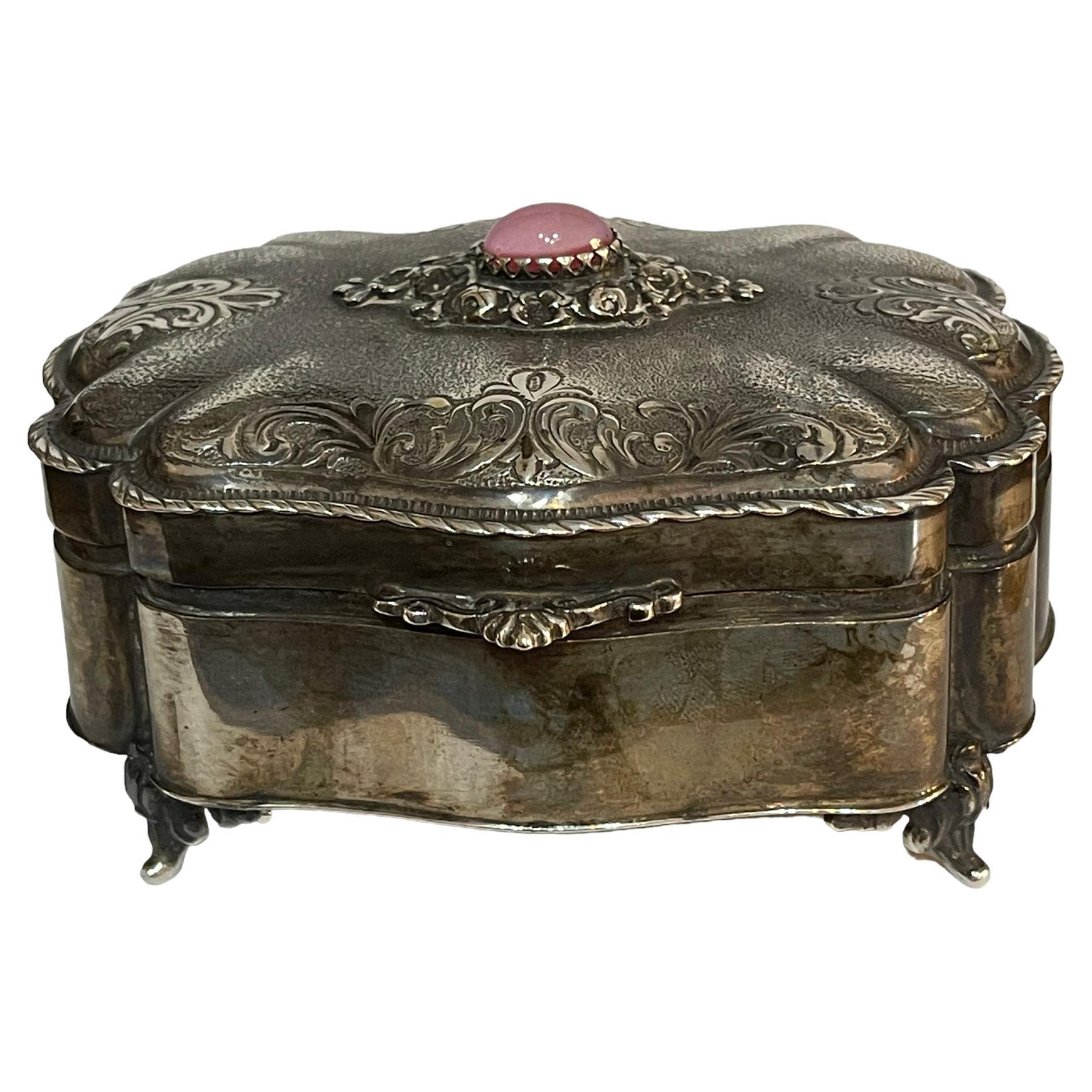 Silver Box, Vintage For Sale at 1stDibs