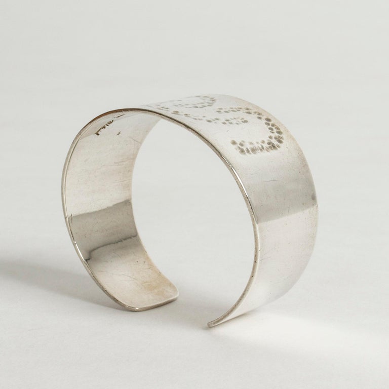 Silver Bracelet from Atelier Borgila, Sweden, 1977 For Sale at 1stDibs