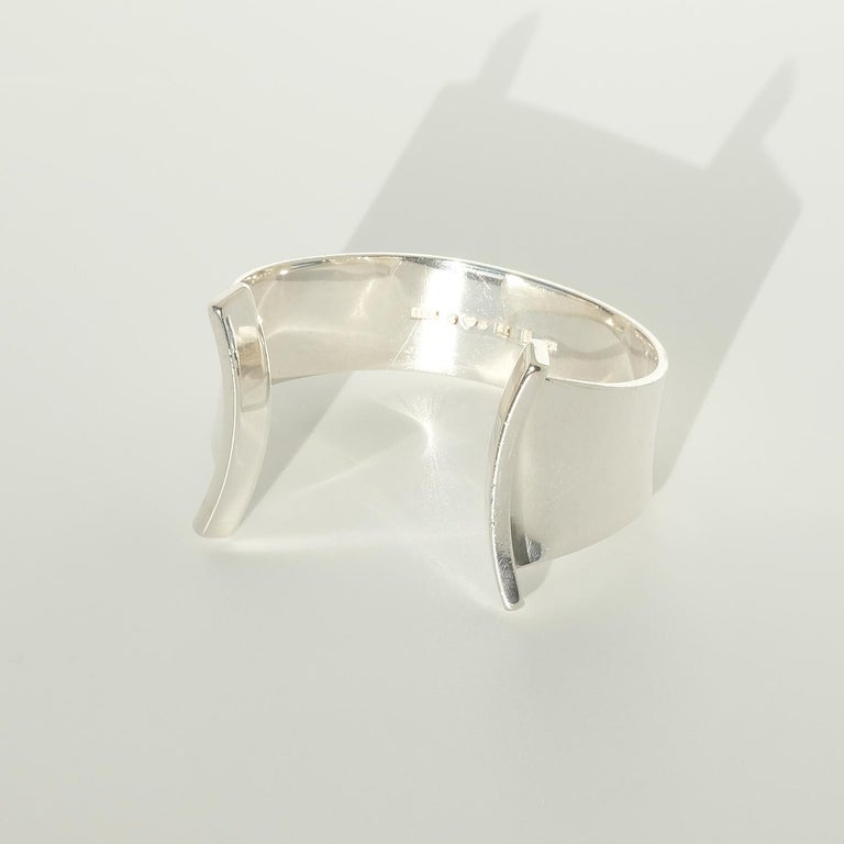 Silver Bracelet Made in 1959 by Sigurd Persson, Sweden For Sale at 1stDibs
