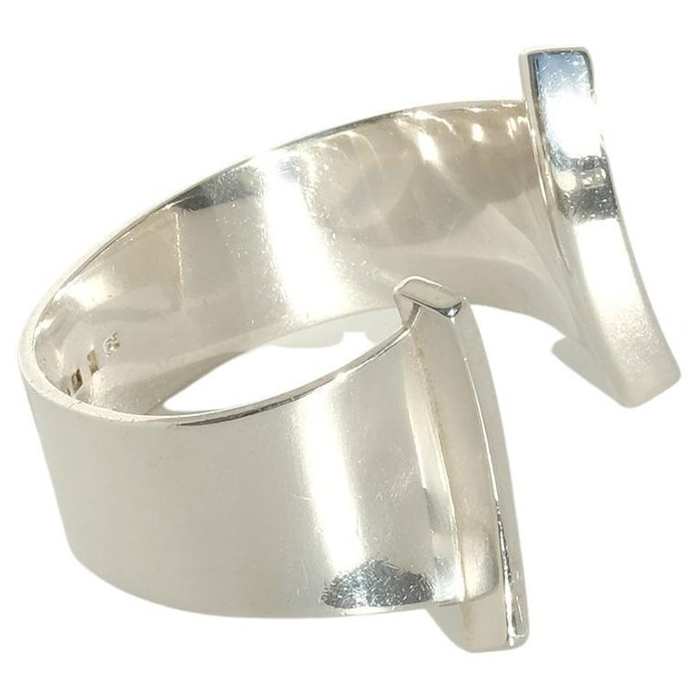 Silver Bracelet Made in 1959 by Sigurd Persson, Sweden For Sale at 1stDibs