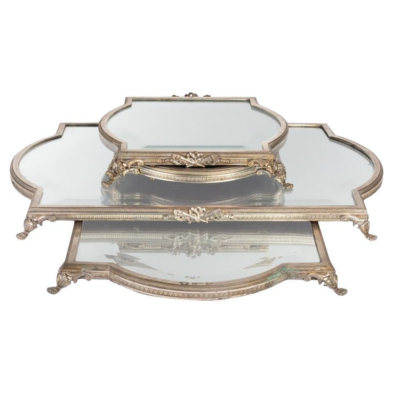 Silver Bronze Table Top For Sale at 1stDibs