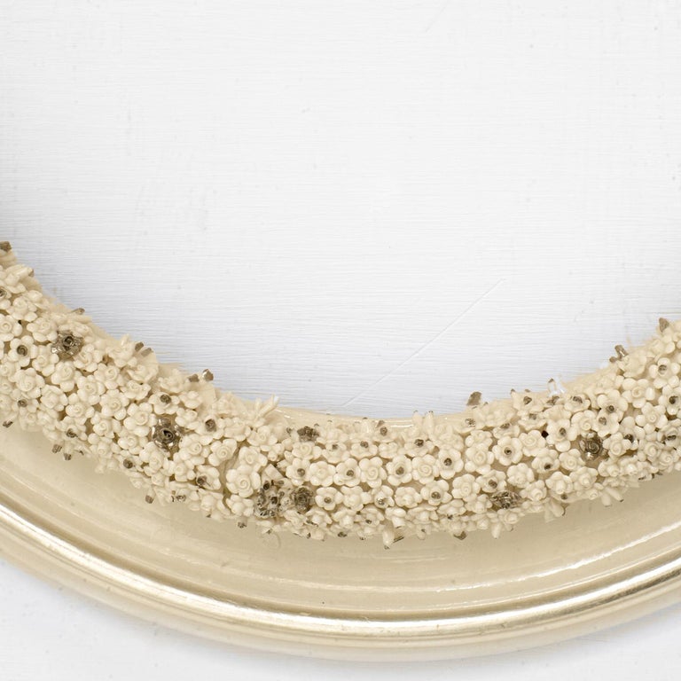 Silver Buds Mirror For Sale at 1stDibs