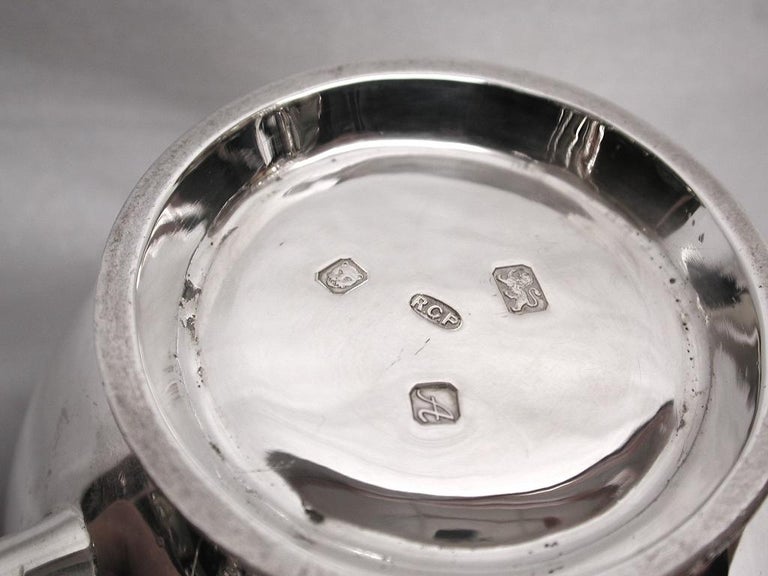 Silver Bullet Teapot, George 11 Style, Dated 1975, Rodney Pettitt ...