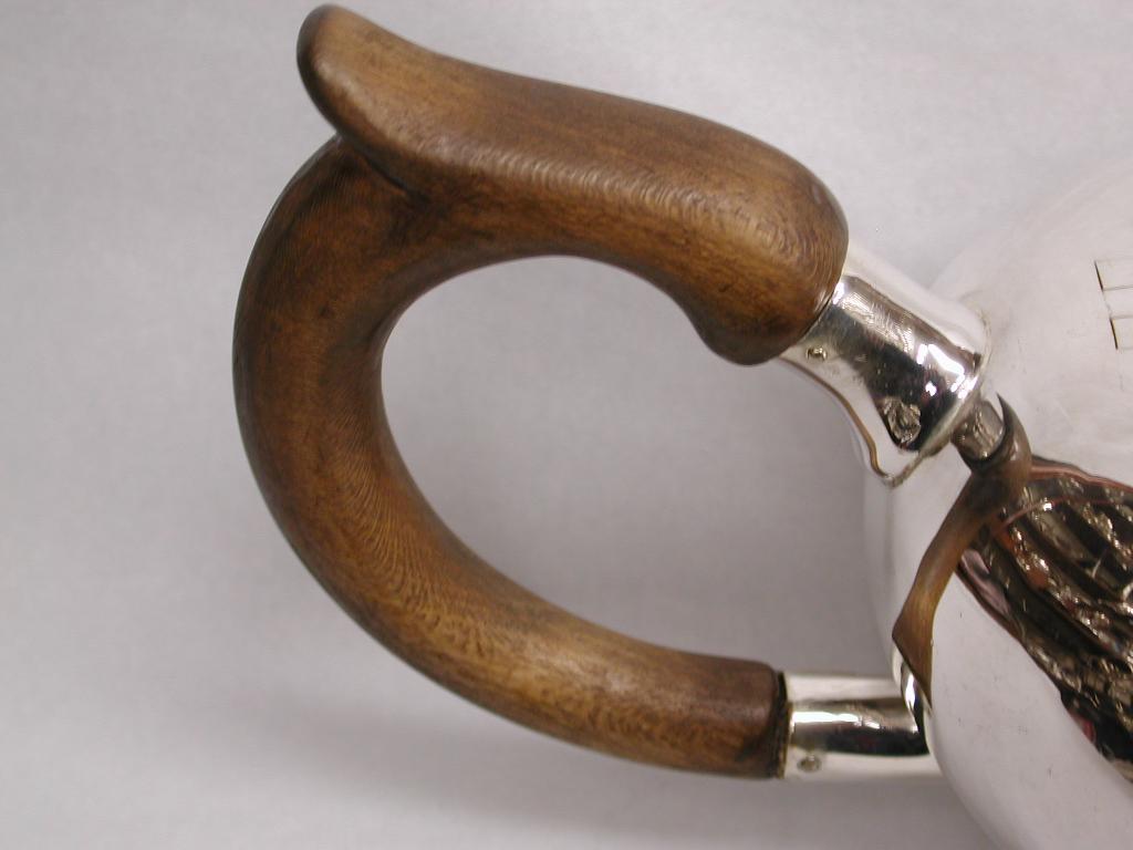 Silver Bullet Teapot, George 11 Style, Dated 1975, Rodney Pettitt ...