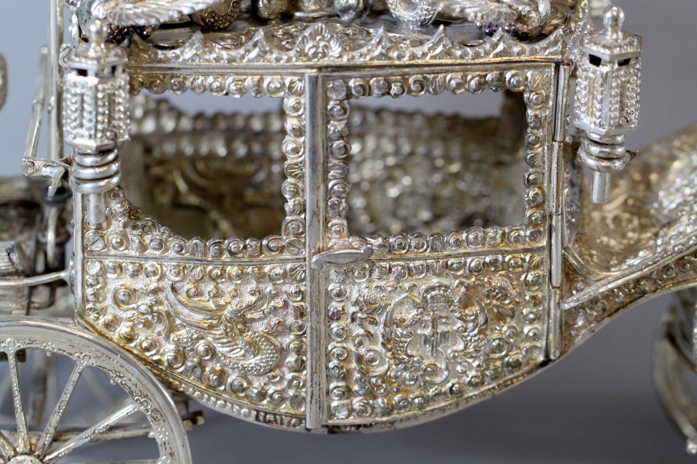 Silver Carriage, Early 20th Century at 1stDibs