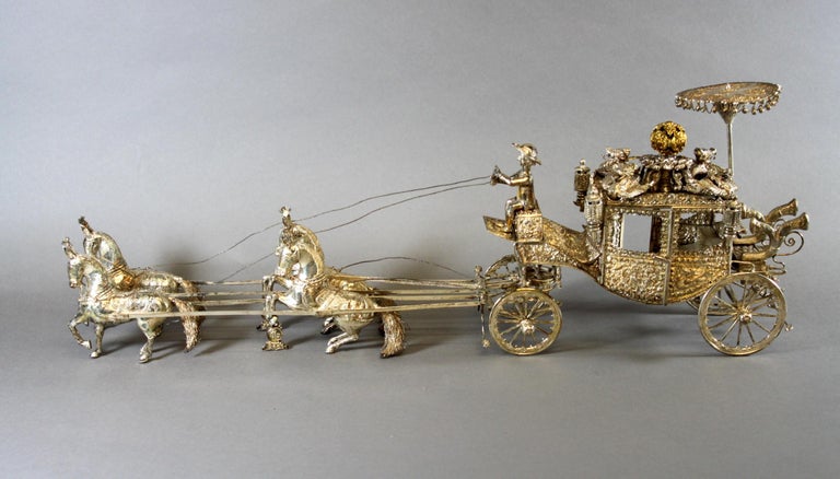 Silver Carriage, Early 20th Century at 1stDibs