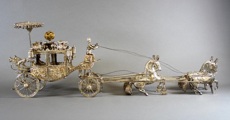 Silver Carriage, Early 20th Century at 1stDibs