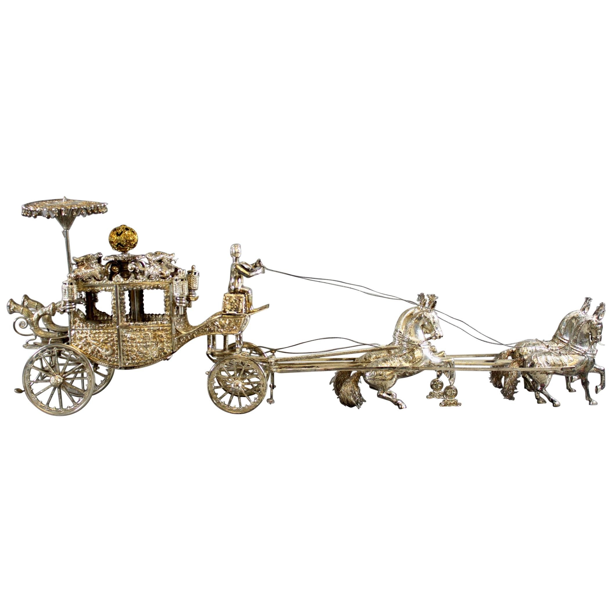 Silver Carriage, Early 20th Century at 1stDibs