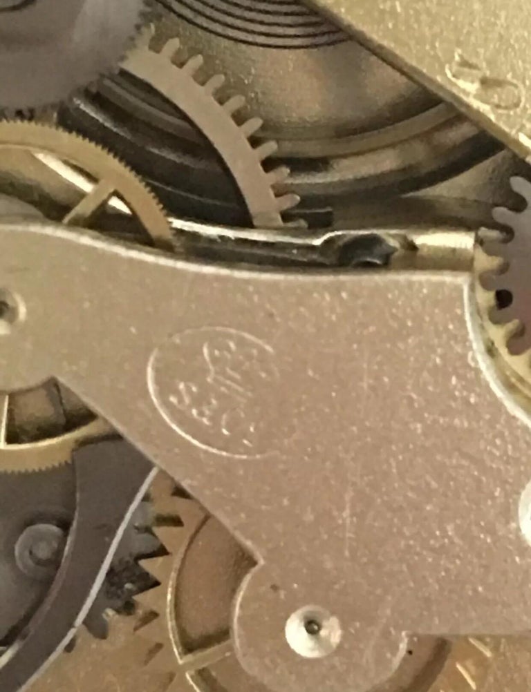 Silver Cased Swiss Lever Chronograph Centre Seconds Pocket Watch For ...