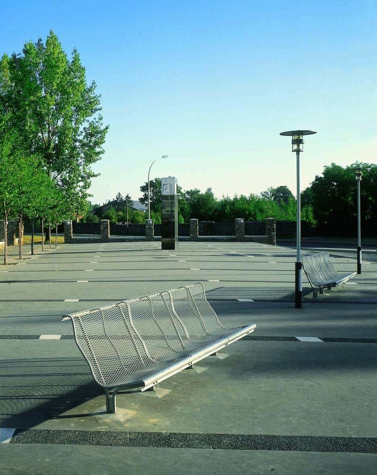 Silver Catalano Bench 90's Outdoor Seating Handmade in Spain For Sale ...