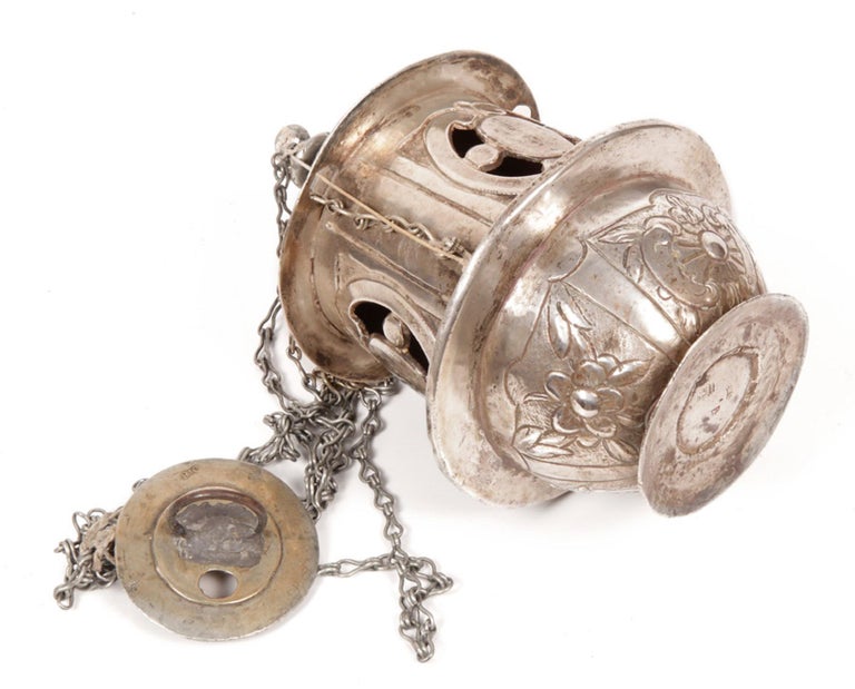 Silver Censer, with Hallmarks, 17th Century at 1stDibs