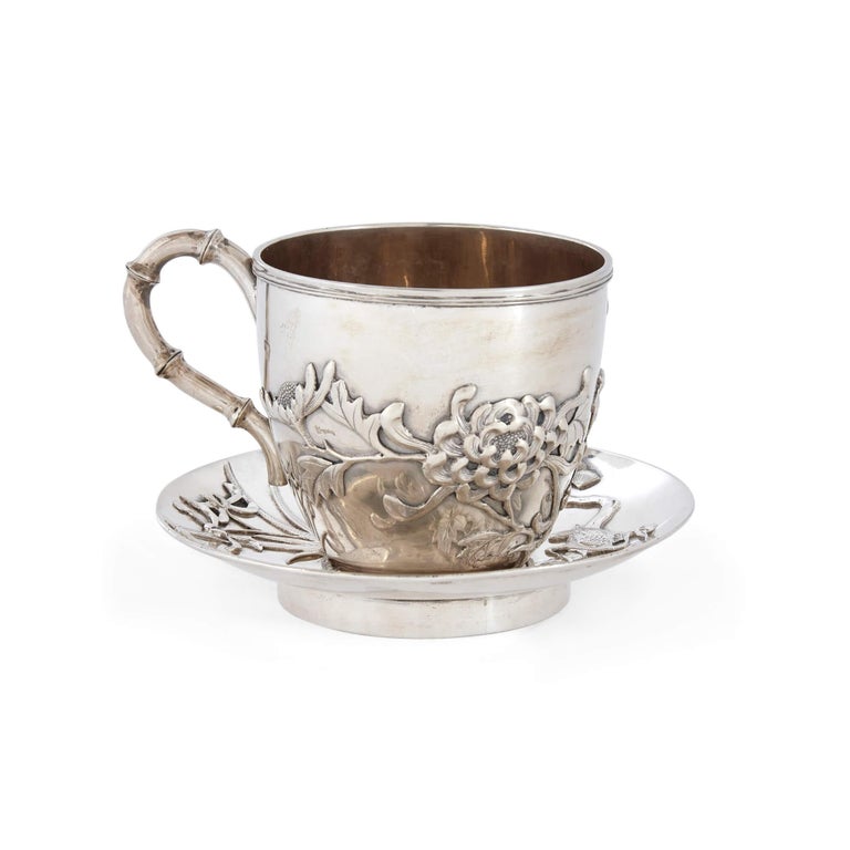 Silver Chinese Export Tea and Coffee Service, by Tuck Chang and Co ...