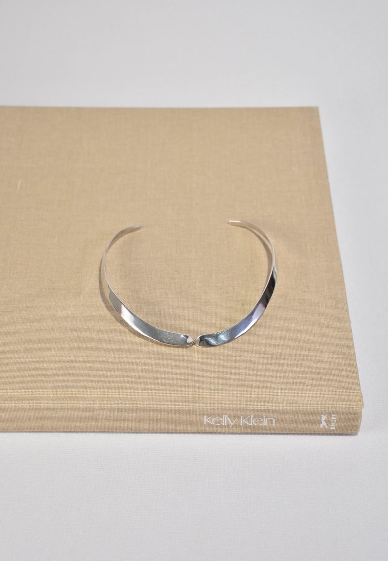 Silver Collar Necklace For Sale at 1stDibs
