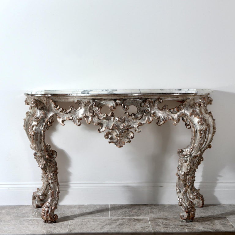 Silver Console For Sale at 1stDibs