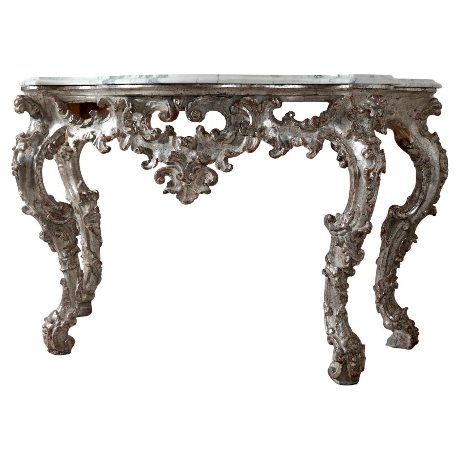Silver Console at 1stDibs | antique silver console table
