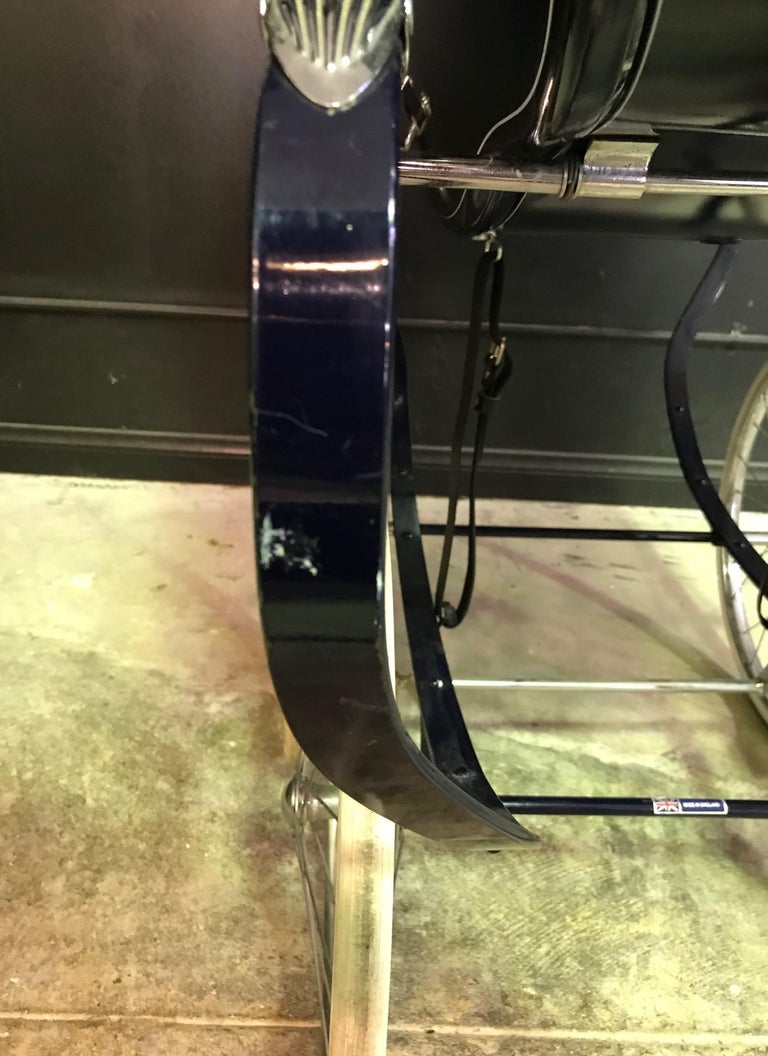 Silver Cross Balmoral Navy Blue Baby Pram Carriage Stroller at 1stDibs ...