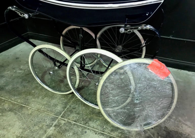 Silver Cross Balmoral Navy Blue Baby Pram Carriage Stroller at 1stDibs ...
