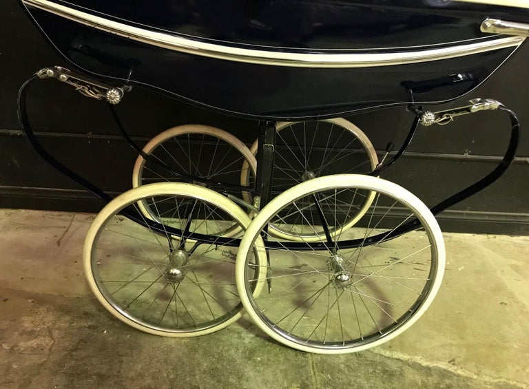 Silver Cross Balmoral Navy Blue Baby Pram Carriage Stroller at 1stDibs ...