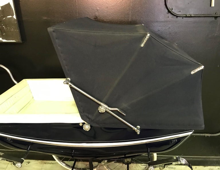 Silver Cross Balmoral Navy Blue Baby Pram Carriage Stroller at 1stDibs ...
