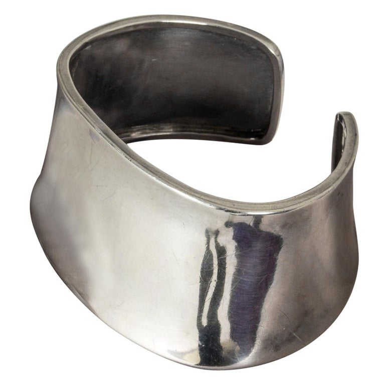 Vintage Scandinavian Midcentury silver cuff, Sweden, 1959 For Sale at ...