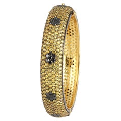 Stardust Bangle Silver Sapphire For Sale at 1stDibs