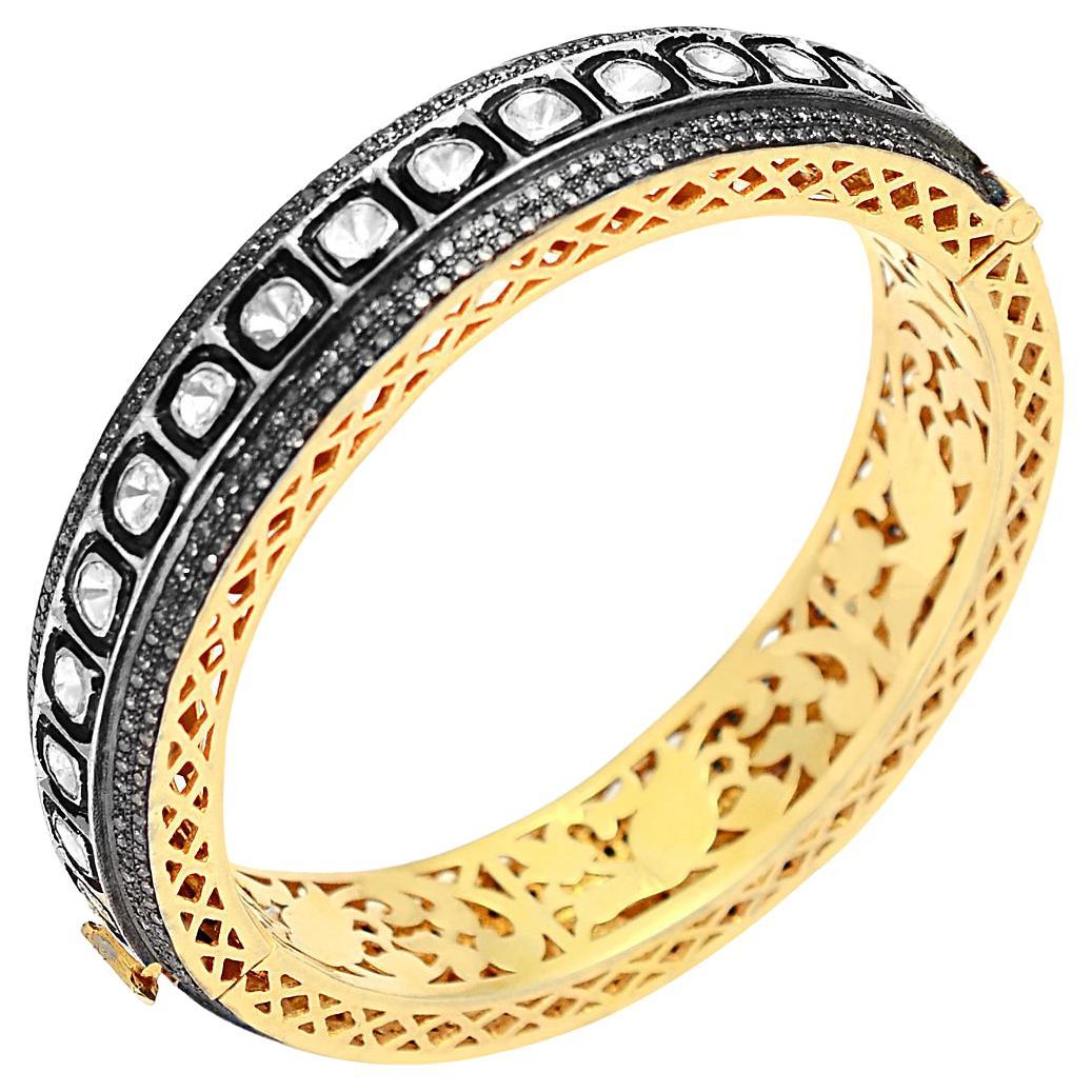 GILIN South Sea and Freshwater Pearl Diamond Bangle For Sale at 1stDibs