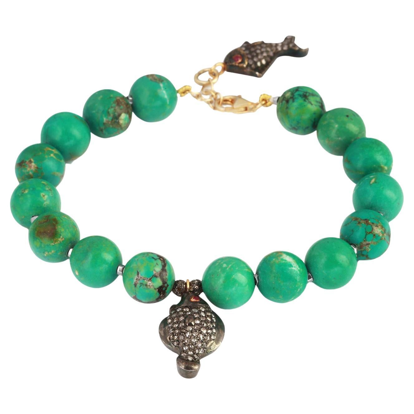 Diamond, Gold and Antique Beaded Bracelets - 1,126 For Sale at 1stDibs ...
