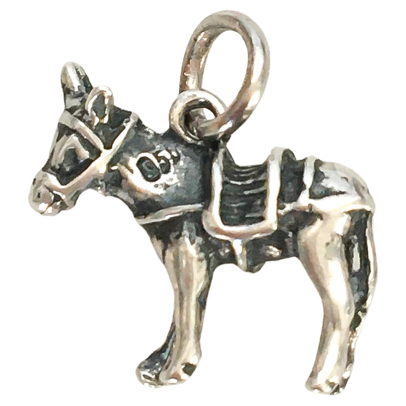 10K Yellow Gold Donkey Charm For Sale at 1stDibs