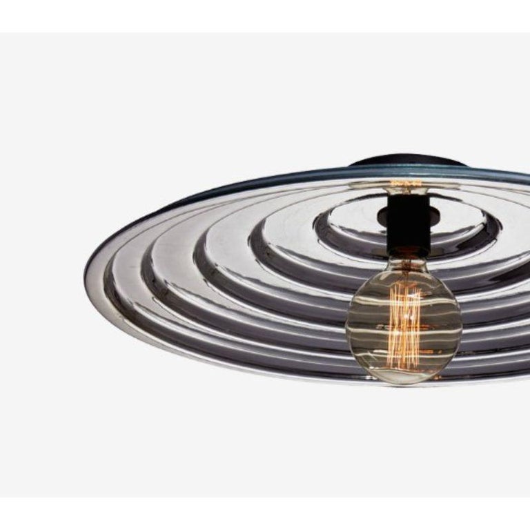 Silver Echo Ceiling Light, Large by Radar For Sale at 1stDibs