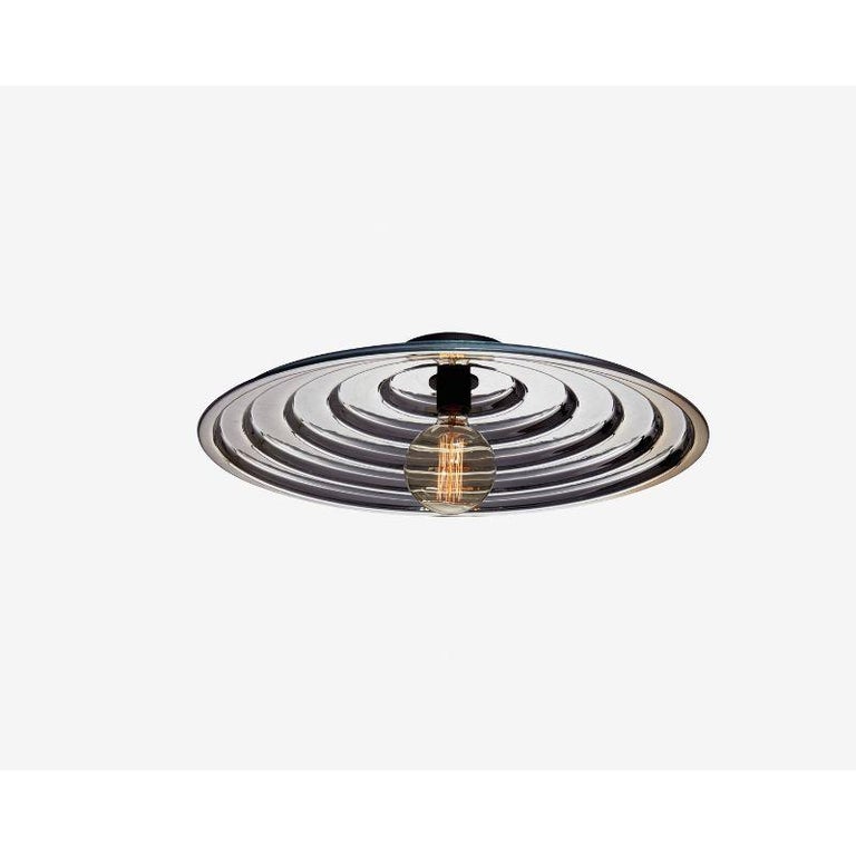 Silver Echo Ceiling Light, Large by Radar For Sale at 1stDibs