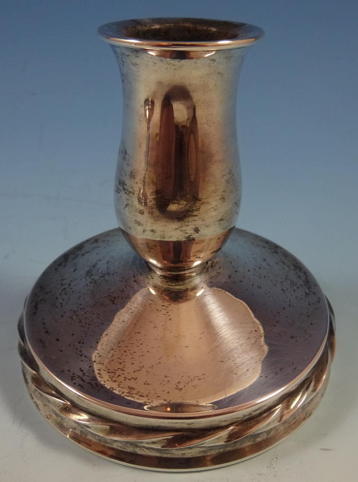 Silver Flutes by Towle Sterling Silver Candlestick, Pair #130 SKU #1363 ...