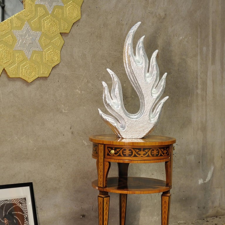 Silver Frame Scultpure For Sale at 1stDibs